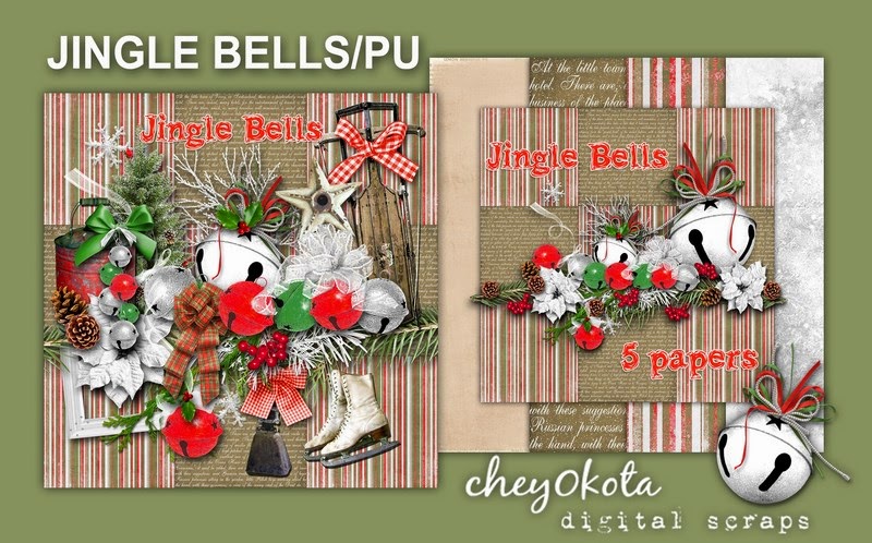 cheyOkota digital scraps: Jingle Bells Christmas freebies